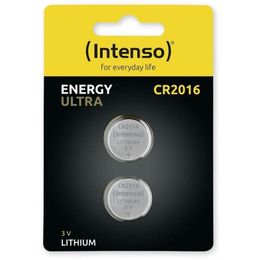 Lithium-Knopfzelle CR2016, 2 Stück - Intenso