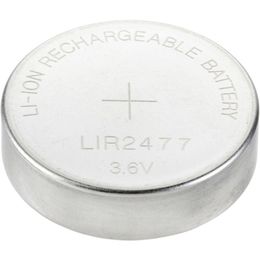 Voltcraft Knopfzellen-Akku LIR 2477 Lithium 180 mAh 3.6 V 1 St.