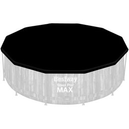 Bestway - Ersatzteil Abdeckplane (schwarz) für Power Steel™ und Steel Pro max™ Pools ø 366 cm, rund