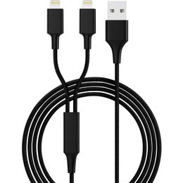 PCE Smrter USB-Ladekabel usb 2.0 usb-a Stecker, Apple Lightning Stecker 1.20 m Schwarz smrterhydraduo