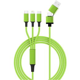 PCE Smrter USB-Ladekabel usb 2.0 Apple Lightning Stecker, usb-a Stecker, usb-c® Stecker, USB-Micro-B Ste
