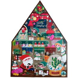 Pbs-factory Gmbh - Adventskalender mit Radiergummi, Motiv Haus, 32x26x5cm, Kalender Advent