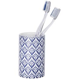 Keramikbecher für Zahnbürsten, lorca Badezimmer-Behälter mit griechischem Motiv Wenko