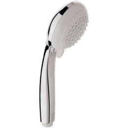 Hansgrohe Handbrause Crometta 85 Vario, 28562000, Duschkopf mit Vario-Normalstrahl, Quick-Clean Antikalkfunktion, Brausekopf ø 8,5 cm, Chrom, 20098 1