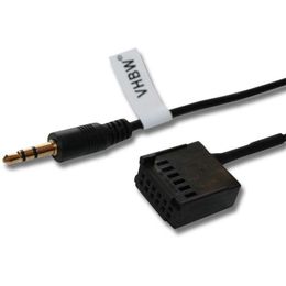 vhbw - aux Adapter kompatibel mit ford Fahrzeuge ab Baujahr 2004 mit Aux-In am Radio, z.B. Focus, Fiesta, Mondeo, Ka, Galaxy