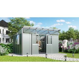 Gerätehaus Kosmos aluminium eloxiert 11,5 m² - Vitavia