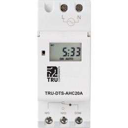 TRU Components - Betriebsspannung: 230 v/ac TRU-DTS-AHC20A 1 Wechsler 20 a 250 v/ac Wochenprogramm