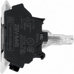 Schneider Electric - ZBVB15 LED-Element mit Lampenfassung Weiß 24 v/dc, 24 v/ac 1 St.