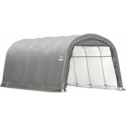 ShelterLogic Shelter Logic Foliengarage Round Top, 22,57 m² grau 610 x 370 x 240 cm (l x b x h)