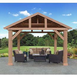 Holzpavillon Yukon 14x12 natur 427 x 365 x 330 cm (l x b x h) - WESTMANN