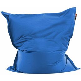 Beliani Sitzsack Blau 140 x 180 cm Indoor Outdoor Stark wasserabweisender Langfristige Volumenstabilität Leicht Gewicht - Blau