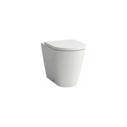 Laufen - Kartell Stand-WC Tiefspüler, ohne Spülrand, Abgang waagerecht/senkrecht , 370x560x430, Farbe: Weiß mit lcc - H8233374000001