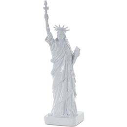 HHG - neuwertig] Deko Figur Freiheitsstatue 40cm,New York usa Amerika Polyresin Skulptur, In-/Outdoor - white