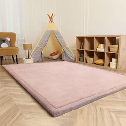 Kinderteppich Kinderzimmer Teppich Baby Spielteppich Flauschig Rutschfest Deko 140x200 cm, Pink - Paco Home