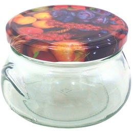 BURI Einmachglas 300ml Vorratsglas Einweckglas Marmeladenglas Schraubdeckel