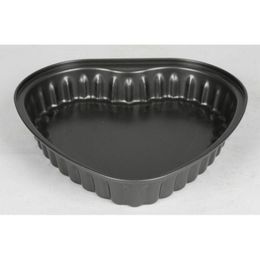 BURI 10x Herzbackform 26x25,5x4cm backen Kuchen Torten Ofenform Küche Kochutensilien