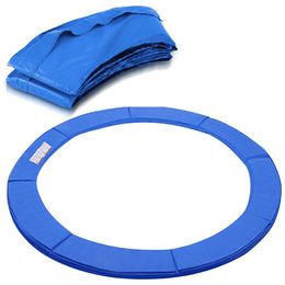 Trampolin Randabdeckung Sicherheitsnetz Wetterplane Randschutz 8ft (Randabdeckung: ø 244cm-Blau) - Blau - HENGDA