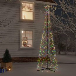 LED-Weihnachtsbaum,Outdoor-Lichterketten,Weihnachtsschmuck/Weihnachtsdekoration Kegelform Mehrfarbig 500 LEDs 100x300 cm CIW97936 MAISONCHIC