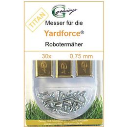 Genisys 30 Titan Ersatz-Messer Qualitäts-Klingen 0,75mm Yardforce ® SC 600 Eco SC600-Eco SA 900 SA900 SA 600 H SA600H