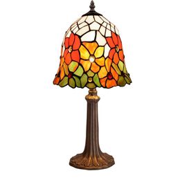 Deckenlampe an der Decke mit Tiffany -Lampenschirm -Durchmesser 40 cm Rosa Serie Lampe nicht enthalten