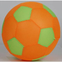 BURI Meshball Spielball aufblasbar 22cm Softball Fußball Kinderball Spielzeug weich