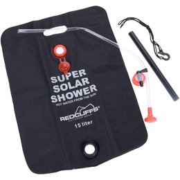 Spetebo Solar Campingdusche schwarz - 15 Liter - Outdoor Dusche Solardusche Gartendusche
