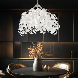 etc-shop Design Decken Leuchte Pendel Hänge Lampe Blätter Äste im Set inklusive led Leuchtmittel