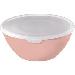 Schüssel mit Deckel Caruba, 3 l linnea pink, Schale - Rotho