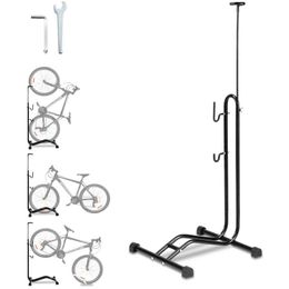 Swanew - Fahrradständer, 20 bis 27.5 Zoll Geeignet für Vorderrad oder Hinterrad, 3 Funktionen zum waagerecht und senkrecht Einhängen
