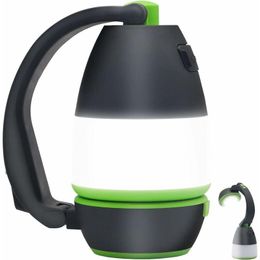 Minkurow - 3-in-1-LED-Camping-Laterne & Hand-Taschenlampe & Tischlampe 5 Modi Wiederaufladbare Zeltlichter Outdoor-Powerbank Multifunktionaler