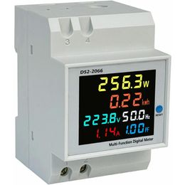 AC40-300V 100A Digitaler Energiezähler geeichter Wechselstromzähler KWh Amperemeter Voltmeter Zwischenzähler Strom din Typ ct 56Vingt