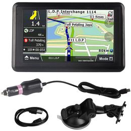 Sjlerst - 5 Zoll GPS-Navigationsgert-Touch Screen 256MB 8GB Universal fr Karte des Auto-LKW-MP3 fm