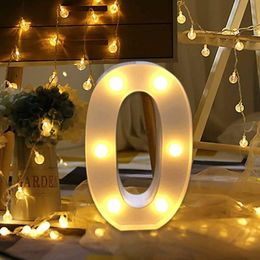Minkurow - Lichterdekoration, LED-Ziffern, LED-beleuchtete Zahlen, Festzelt-Lichtschild, batteriebetrieben, für Partys, Hochzeiten, Empfänge,