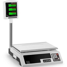 STEINBERG SYSTEMS Waage Kontrollwaage Ladenwaage Marktwaage Preiswaage LCD extra genau 1g bis 30kg