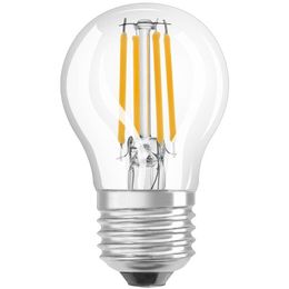 Osram Superstar+ classic p fil 25 LED-Lampe, E27, Miniballform, 2,2W, 300lm, 2700K, warmweißes Licht, stark reduzierter Blauanteil, geringere