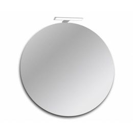 Runder Badezimmerspiegel mit LED-Lampe 60 cm Spiegel mit Licht