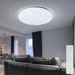 V-TAC Led Deckenlampe dimmbar mit Fernbedienung Sternenhimmeleffekt Schlafzimmer