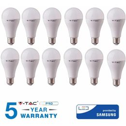 12 led-glühbirnen 18 w E27 V-TAC samsung warmweiss natürlich kühl