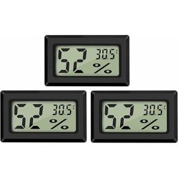 Mini-Digital-LCD-Thermometer-Hygrometer, Temperatur, Luftfeuchtigkeit -50–70 ℃, 10 %–99 % relative Luftfeuchtigkeit, tragbares Thermometer,