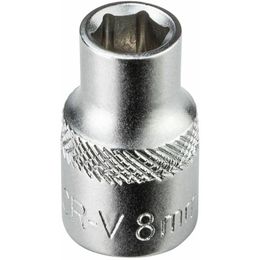 Dema Stecknuss Sechskant 8mm 6 Kant 3/8 kurz (cr-v)