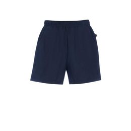 TRIGEMA Jerseyhose TRIGEMA Shorts aus 100% Baumwolle (1-tlg), blau