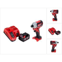 Milwaukee M18 BLID2-501FC Akku Schlagschrauber 18 V 180 Nm 1/4 Brushless + 1x Akku 5,0 Ah + Ladegerät