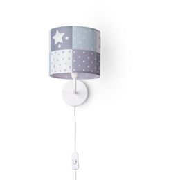 Paco Home - Nachttischlampe Kinderzimmer Tischleuchte Bunt Wandlampe Kinderzimmer Regenbogen Wandleuchte - Weiß, Design 2 (Ø18 cm)