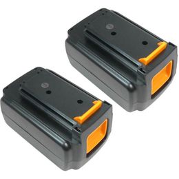 TRADESHOP 2x Trade-shop Li-Ion Akku 36V / 2000mAh kompatibel mit Black & Decker CM2043C CM2045 74-440VP FS540VA LSW40C LSWV36B LHT2240CFF / Elektrowerkzeuge