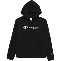 Champion® Hoodie, Kängurutasche, Logo-Stickerei, für Kinder, braun, 140