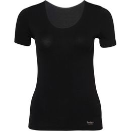 SYLVIA SPEIDEL. Unterhemd "Swenja", Kurzarm, für Damen, schwarz, 38