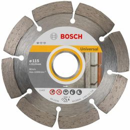 Bosch - Diamanttrennscheibe Standard for Universal 115x22,23x1,6 x 10mm, 10er-Pack