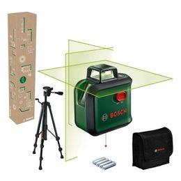 Kreuzlinien-Laser AdvancedLevel 360 Set incl. Stativ tt 150, Zubehör, eCommerce-Karton - Bosch