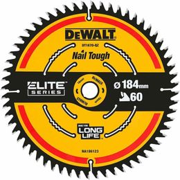 Kreissägeblatt elite 184x16mm - Dewalt