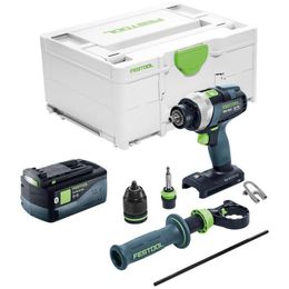 Akku-Bohrschrauber TDC18/4 I-Basic + Akkupack bp 18 Li 5,2 as-asi 577052 - FESTOOL